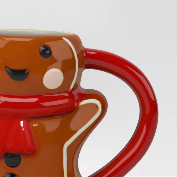 Wondershop | Dining | Christmas Earthenware Figural Gingerbread Man Mug ...
